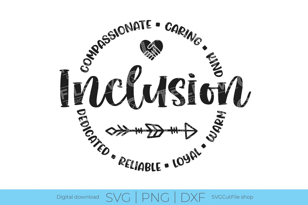 Inclusion Svg, Diversity Svg, Celebrate Differences Svg, Equality Svg ...