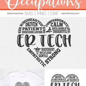 ER Tech Svg, Emergency Room Tech Svg, Emergency Department Tech, ER ...