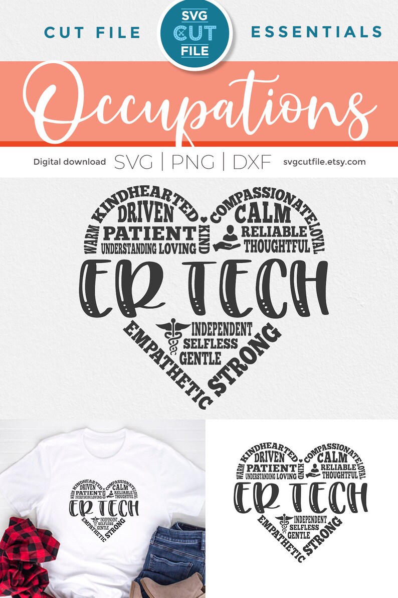 ER Tech Svg Emergency Room Tech Svg Emergency Department - Etsy