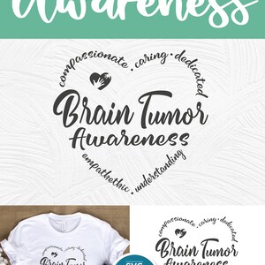 Brain Tumor svg brain tumor awareness svg svg dxf png | Etsy