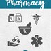 Pharmacist Svg Pharmacy Svg Heart Shape Rx Bowl Icon - Etsy