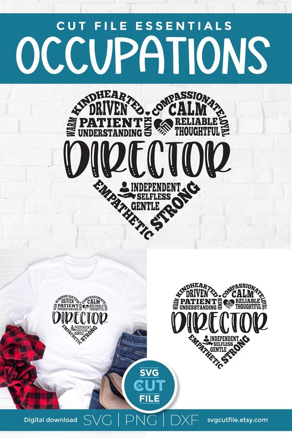 Director Svg Director of Operations Svg Activity Director | Etsy