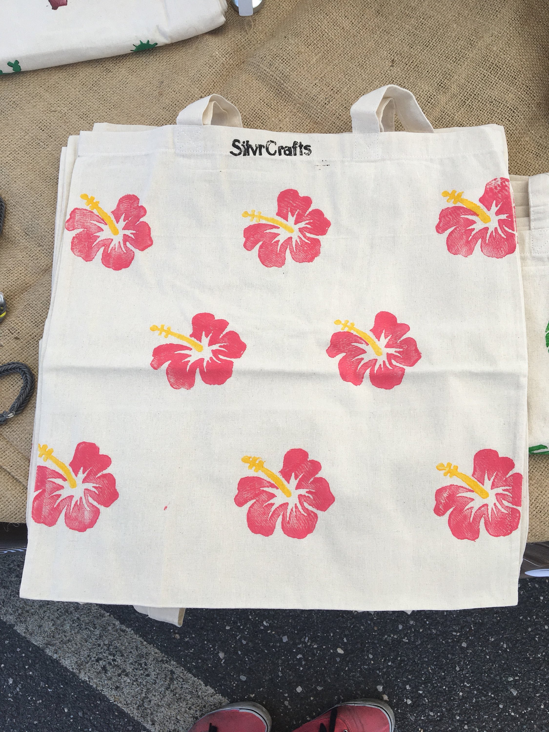 Hibiscus Tote Bag - Etsy