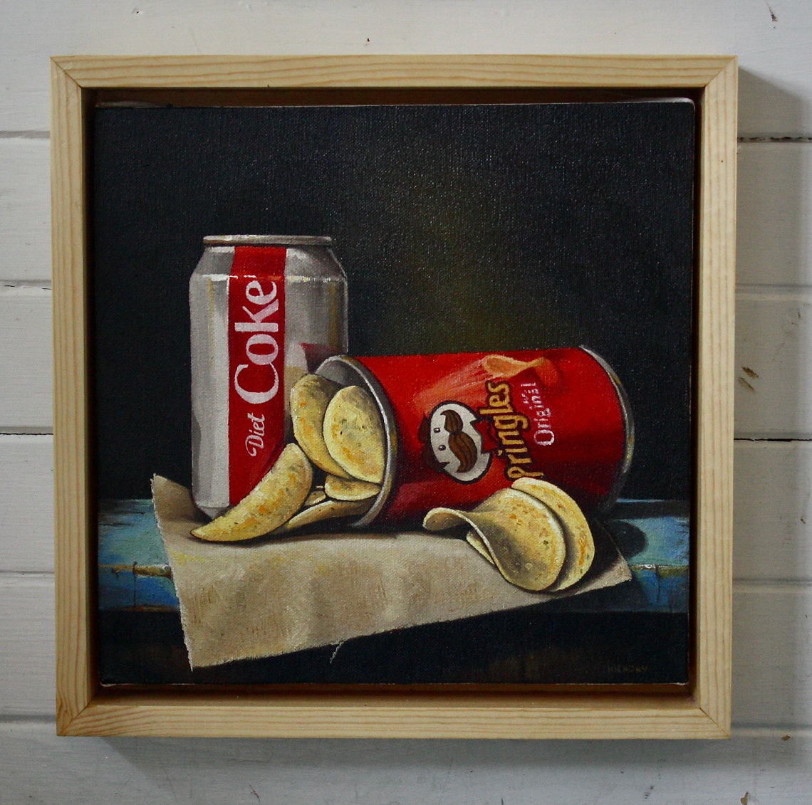 Pringles Potato Chips Oil Painting - Etsy