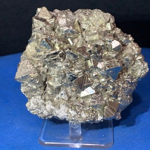 Peruvian Pyrite Specimen With Display Stand - Etsy