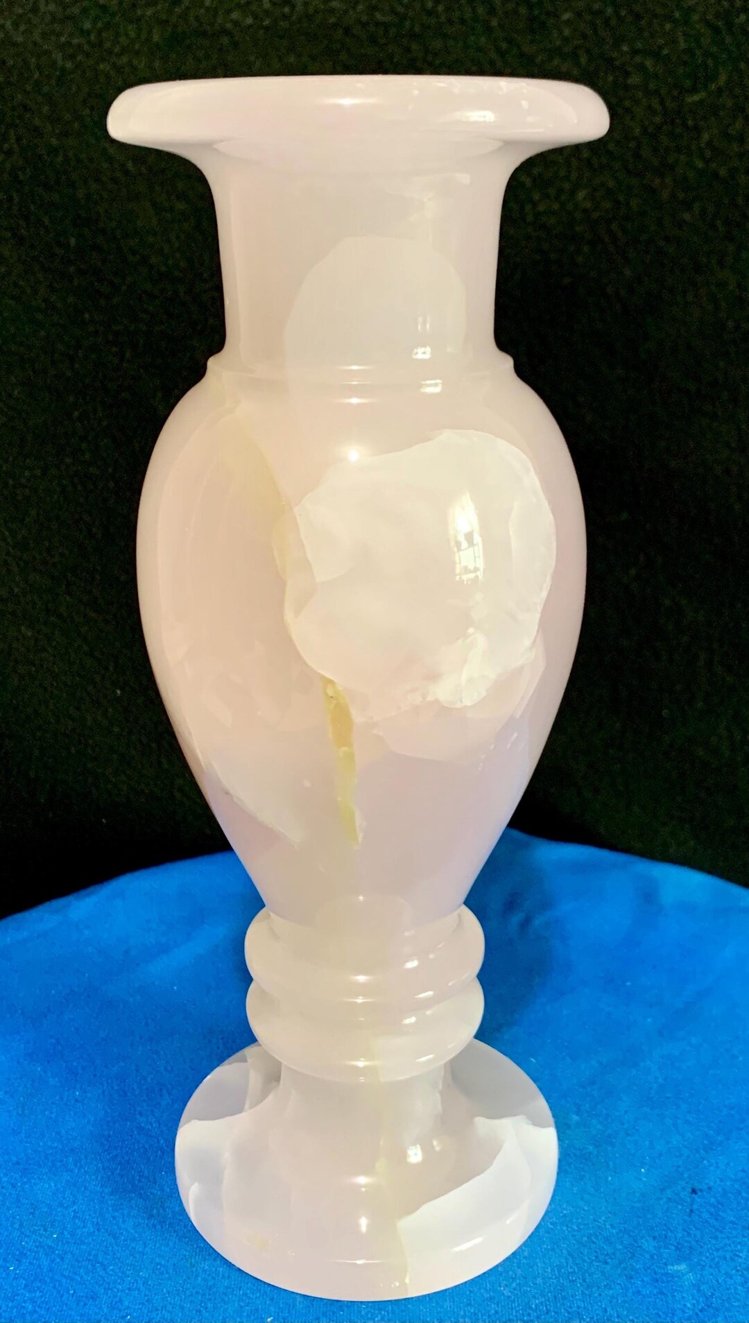 Pink Mangano Calcite Vase Lathe Turned - Etsy