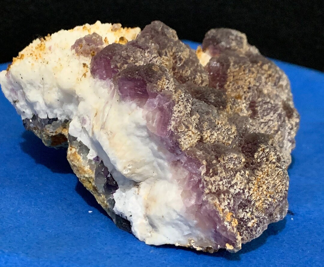 Octahedron Fluorite on Aragonite Matrix Freeform From Mexico - Etsy