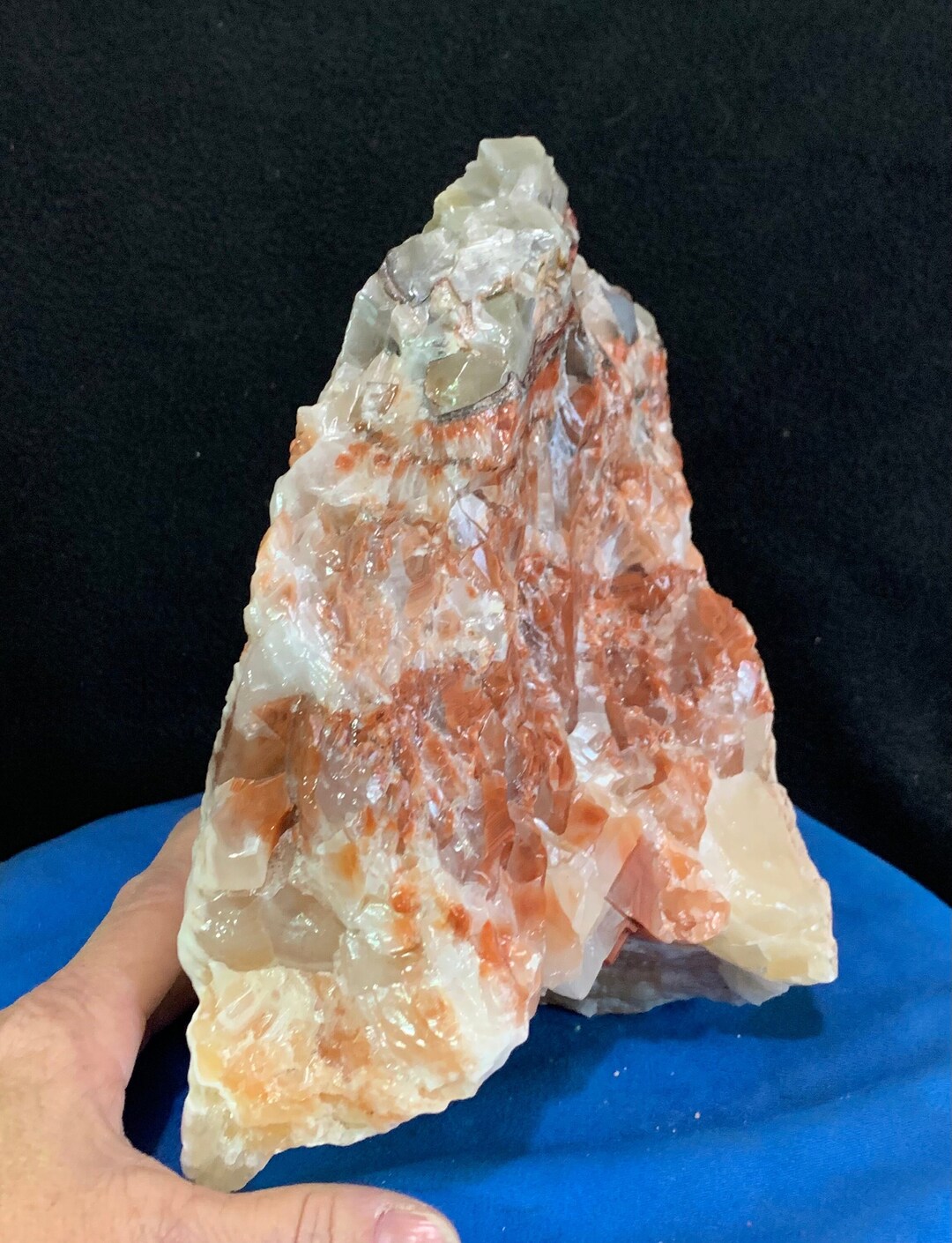 Red Banded Calcite Freeform From Mexico - Etsy