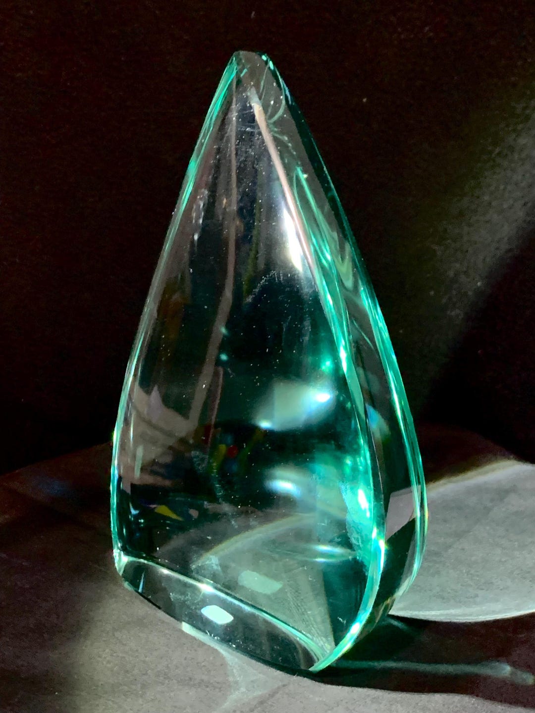 Mexico Aqua Volcanic Ash Glass Freeform (man Made Glass) - Etsy