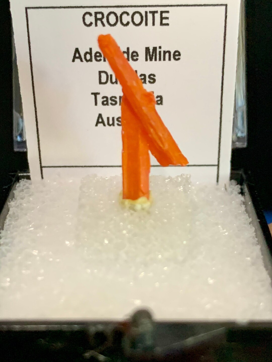 Crocoite Thumbnail Specimen From Australia - Etsy