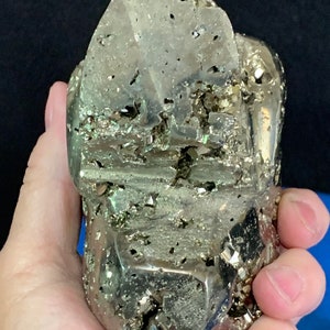 Peruvian Pyrite Carved Skull - Etsy