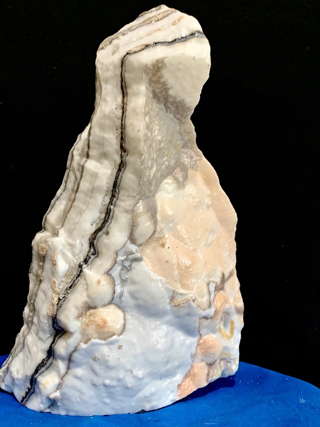 Mexico Black Zebra Caramelo Calcite Rough Freeform - Etsy