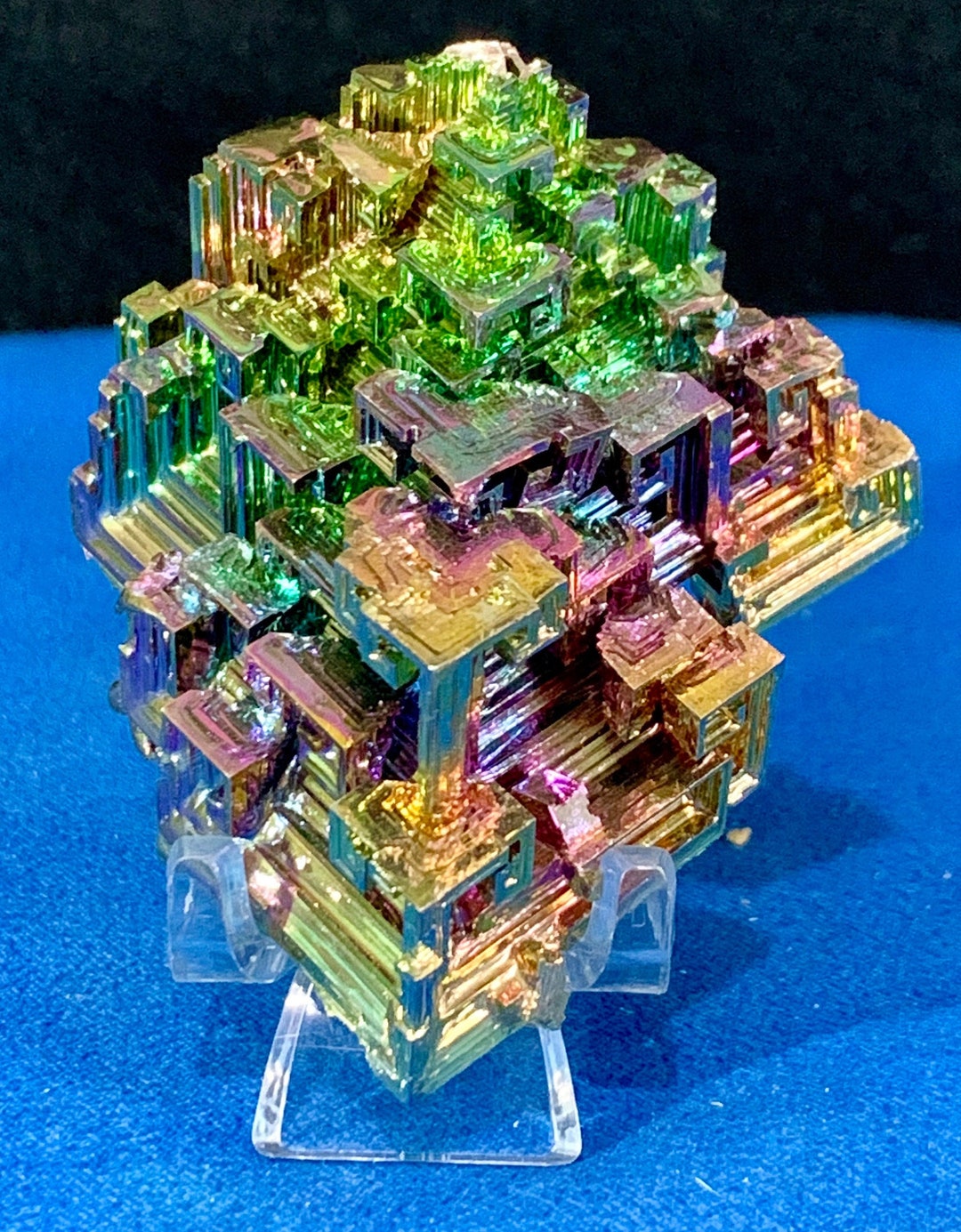 Eye Appealing Bismuth Specimen (lab Grown) With Display Stand - Etsy