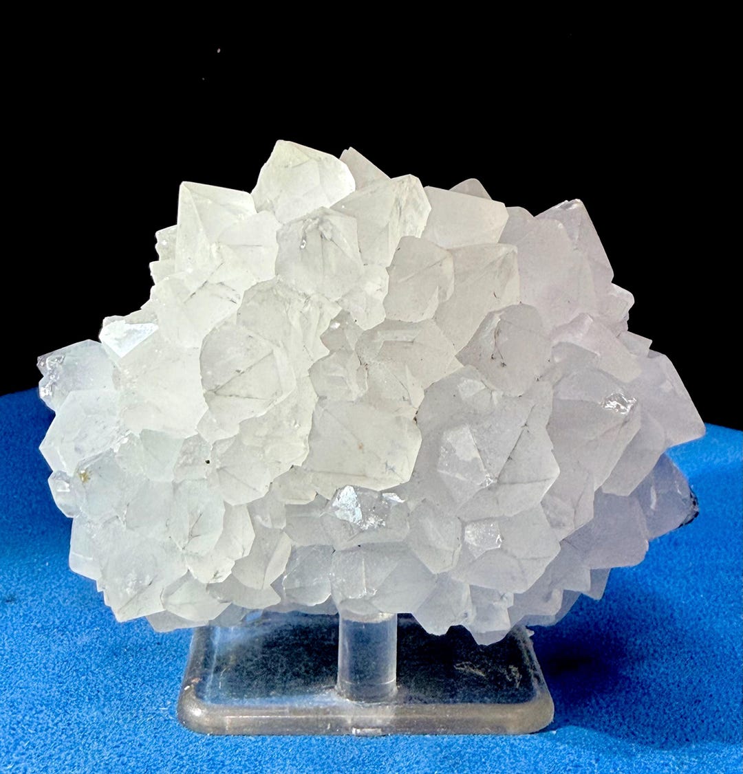 Apophyllite Zeolite Cluster Specimen With Display Stand - Etsy