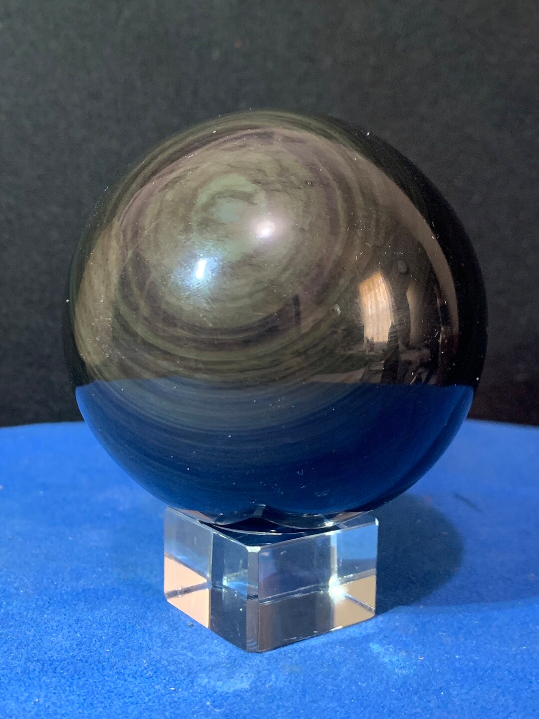 Rainbow Sheen Obsidian Sphere 3 - Etsy