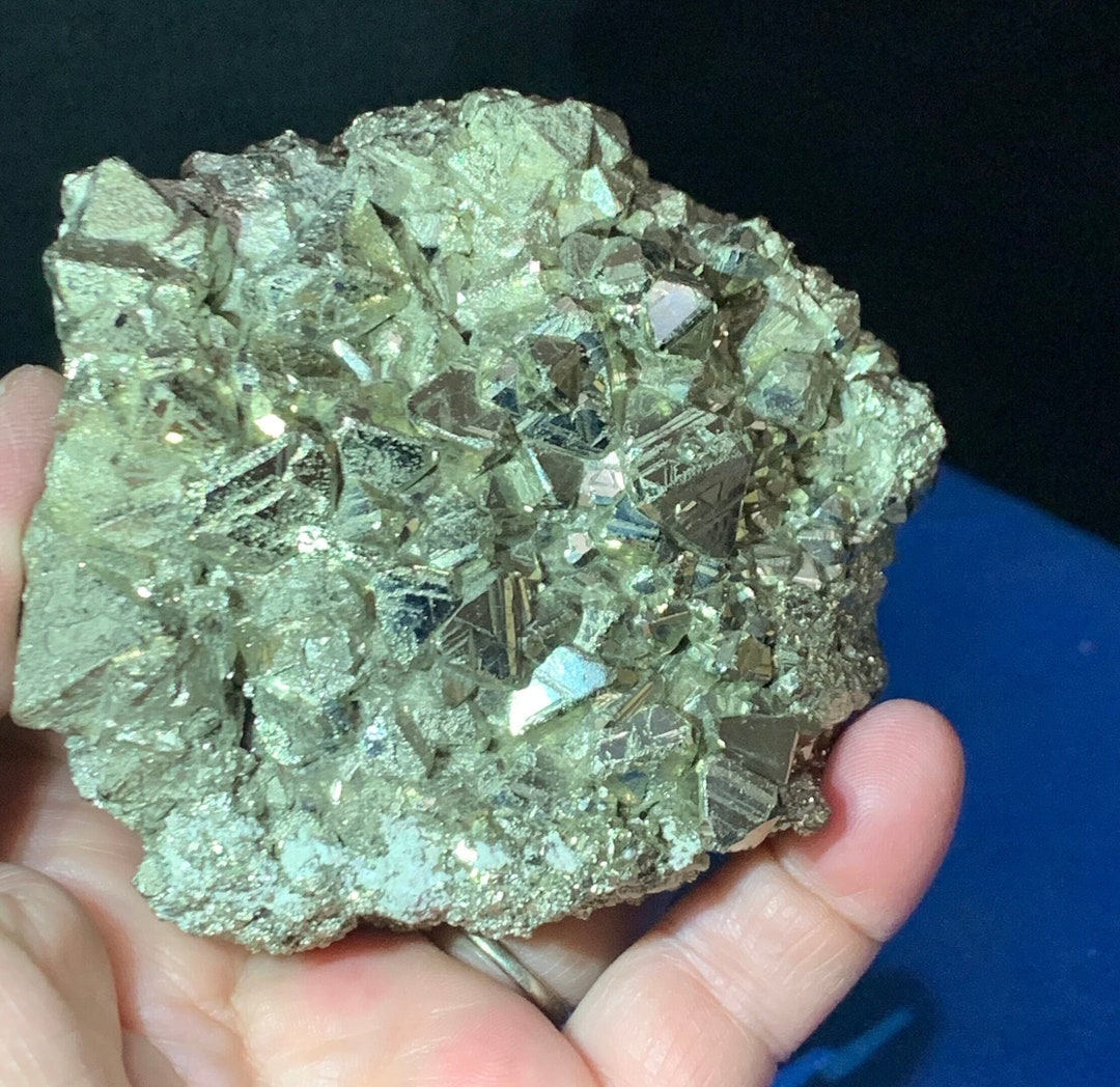 Peruvian Pyrite Specimen With Display Stand - Etsy