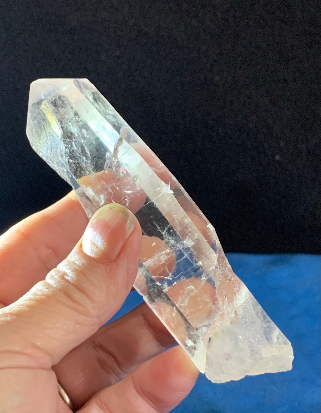 Brazilian Laser Quartz Crystal Rough Point - Etsy