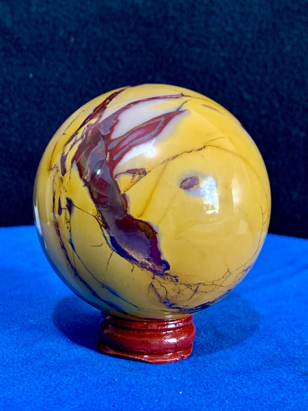 Mookaite Jasper Sphere With Display Stand - Etsy