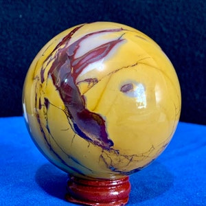 Mookaite Jasper Sphere With Display Stand - Etsy