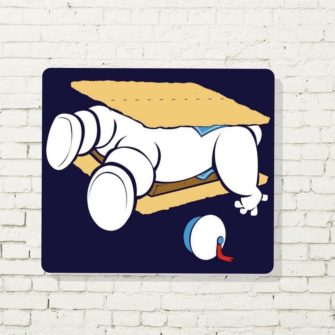 Sticker: Staypuff Marshmallow Man Smore. Delish and Hysterical. Perfect ...