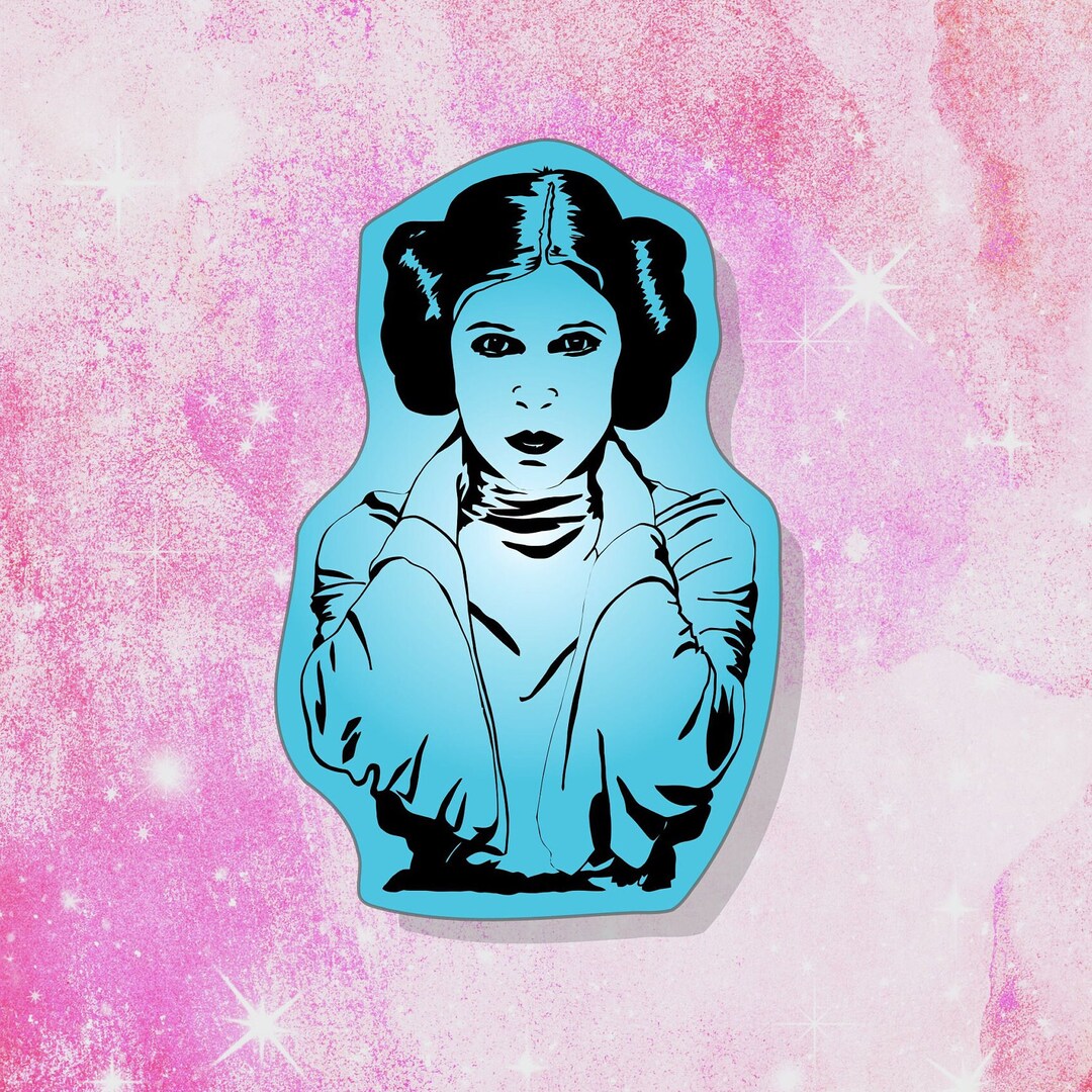 Princess Leia Sticker - Etsy