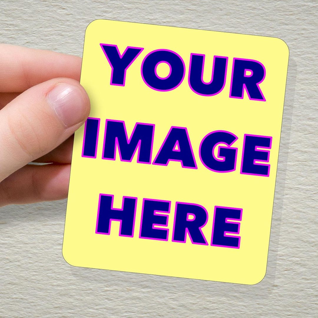 Personalized Photo Sticker: Custom Shape, Matte or Glossy - Etsy