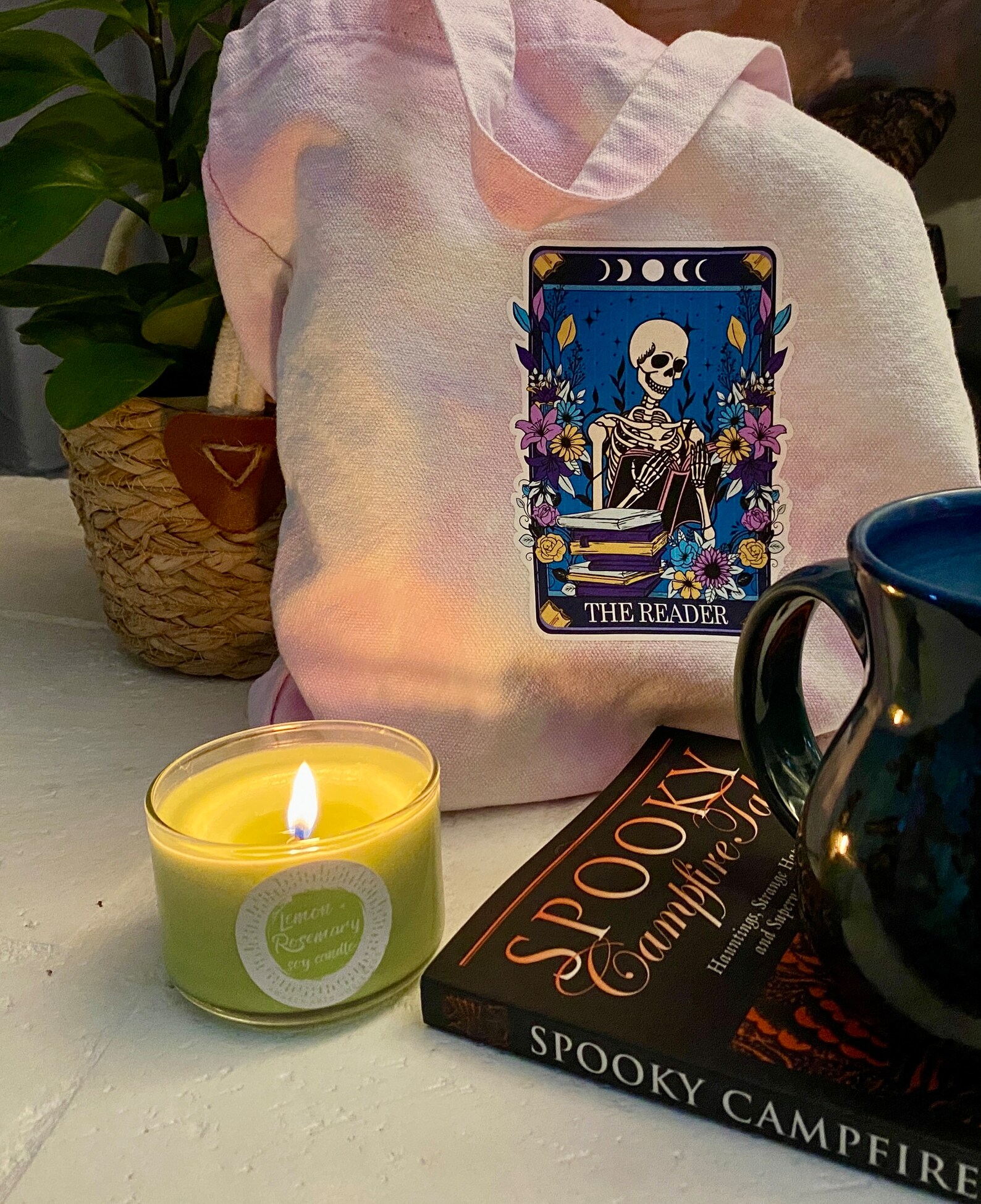 The Reader Sticker: Tarot Card Skeleton the Reader Tarot - Etsy