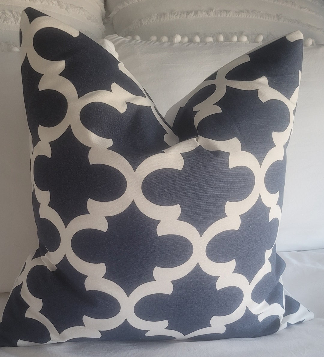 3 Color Choices: Black Ogee.golden Yellow Ogee.navy Pillow Cover.spring ...