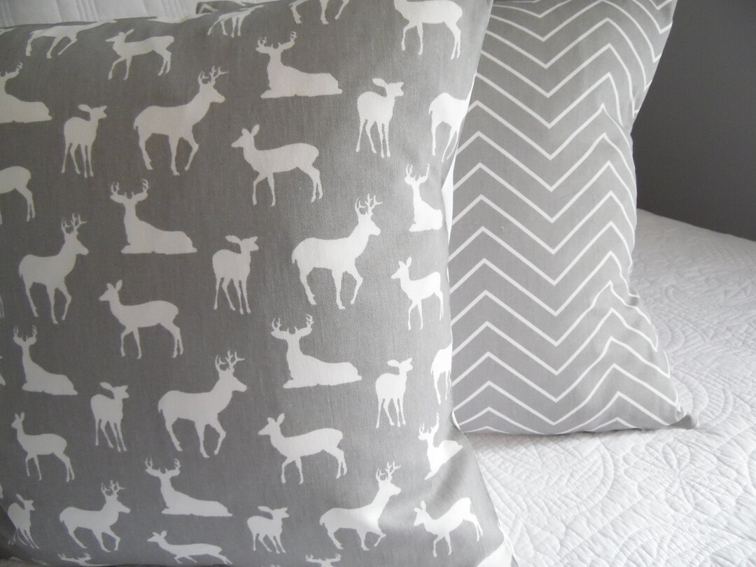 3 Colors to Choose From.deer.toss Pillow.throw Pillow.nursery.country ...