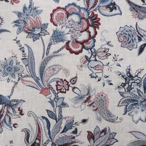 2 Color Options: Denim/foam Kaufmann Floral Pillowcovers.slipcovers ...