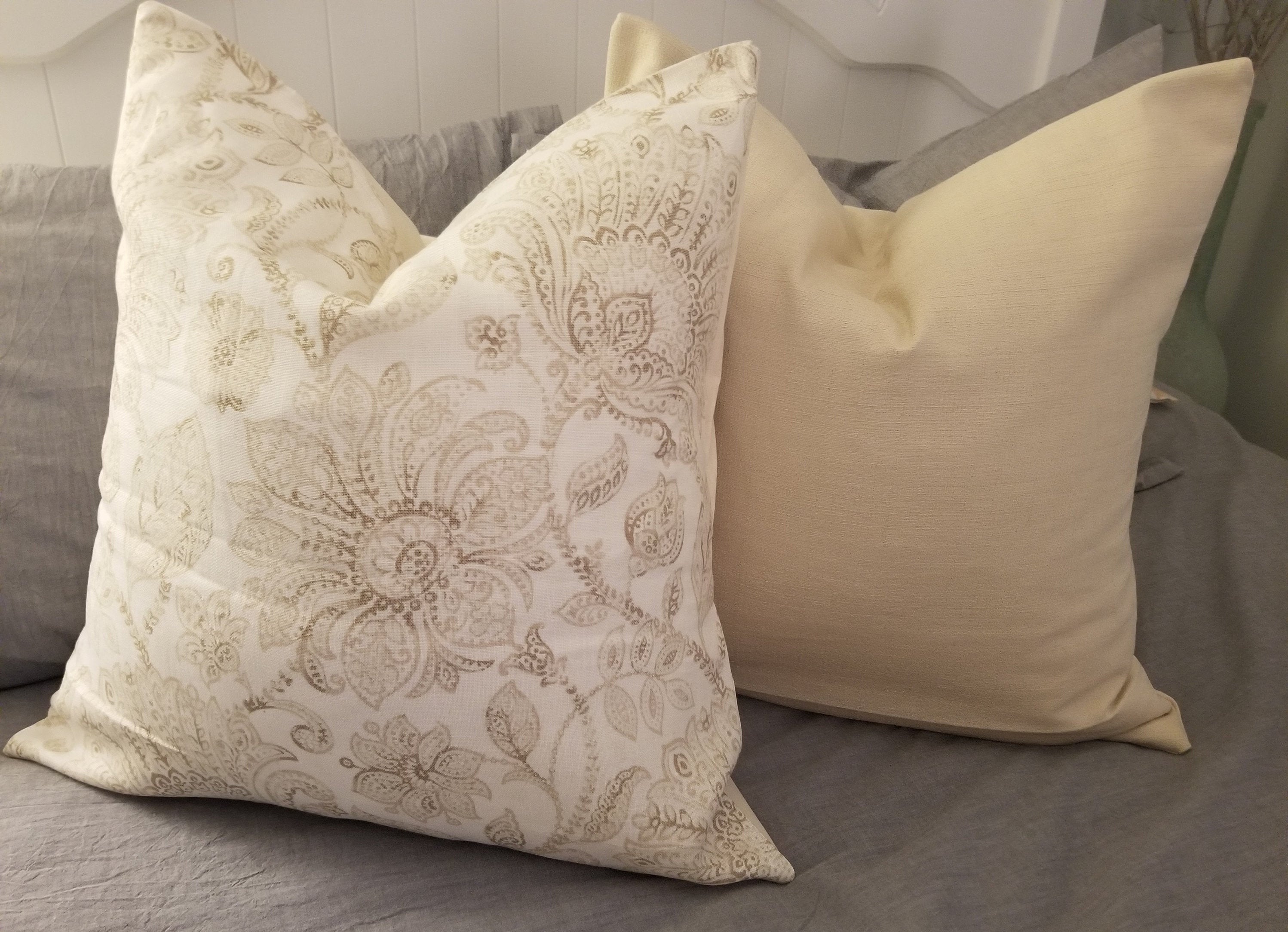 Covington Linen .spring Decor.summer Decor.accent - Etsy