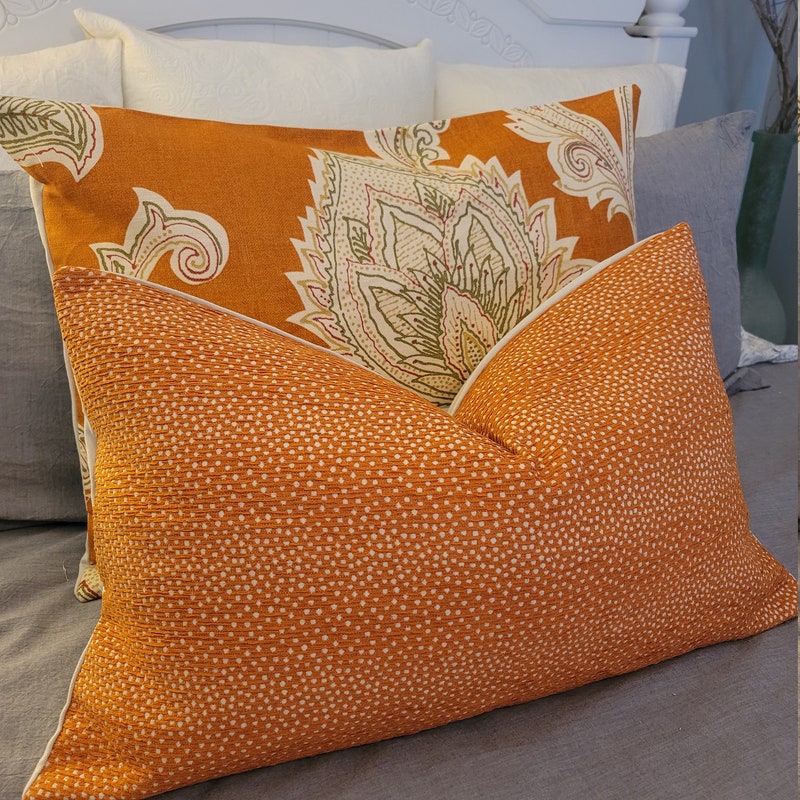 Orange Throw Pillow - Etsy