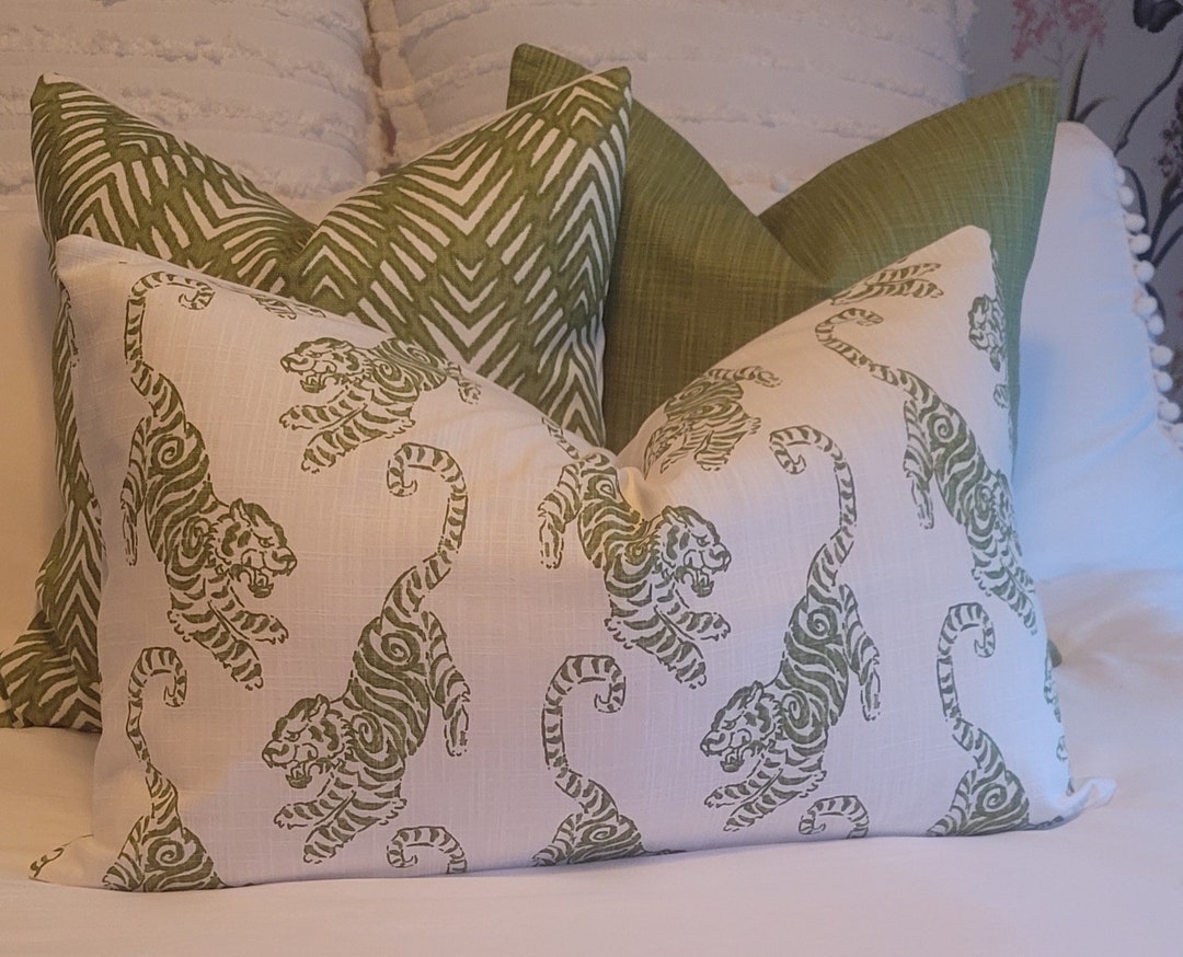NEW 9 Color/print Options: Tiger Animal Print Pillowcases. Solid ...