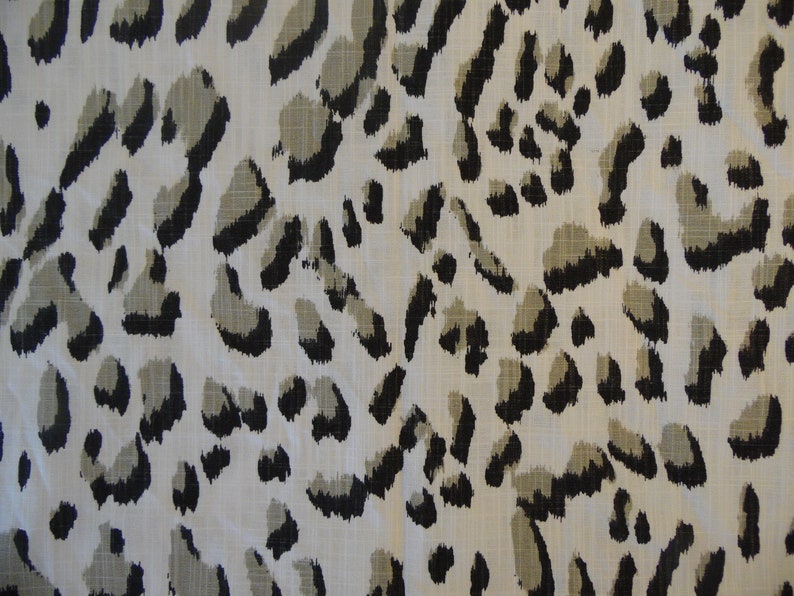 2 Colors:linen Blend Leopard - Etsy