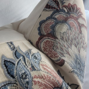 2 Color Options: Denim/foam Kaufmann Floral Pillowcovers.slipcovers ...