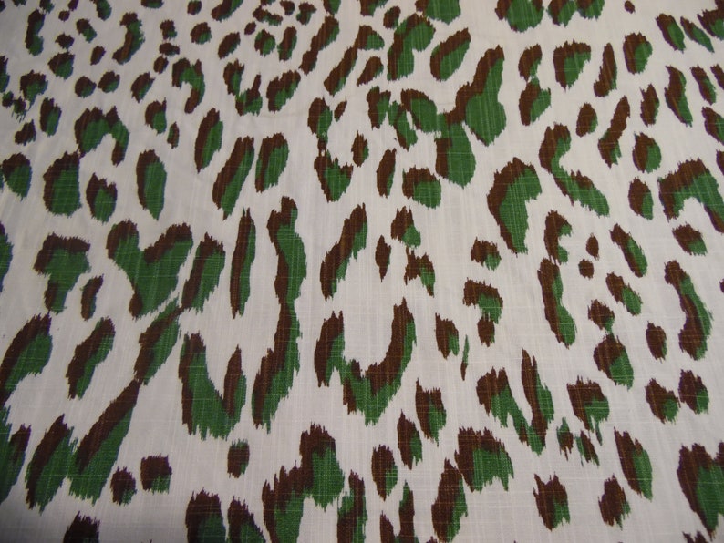 2 Colors:linen Blend Leopard - Etsy