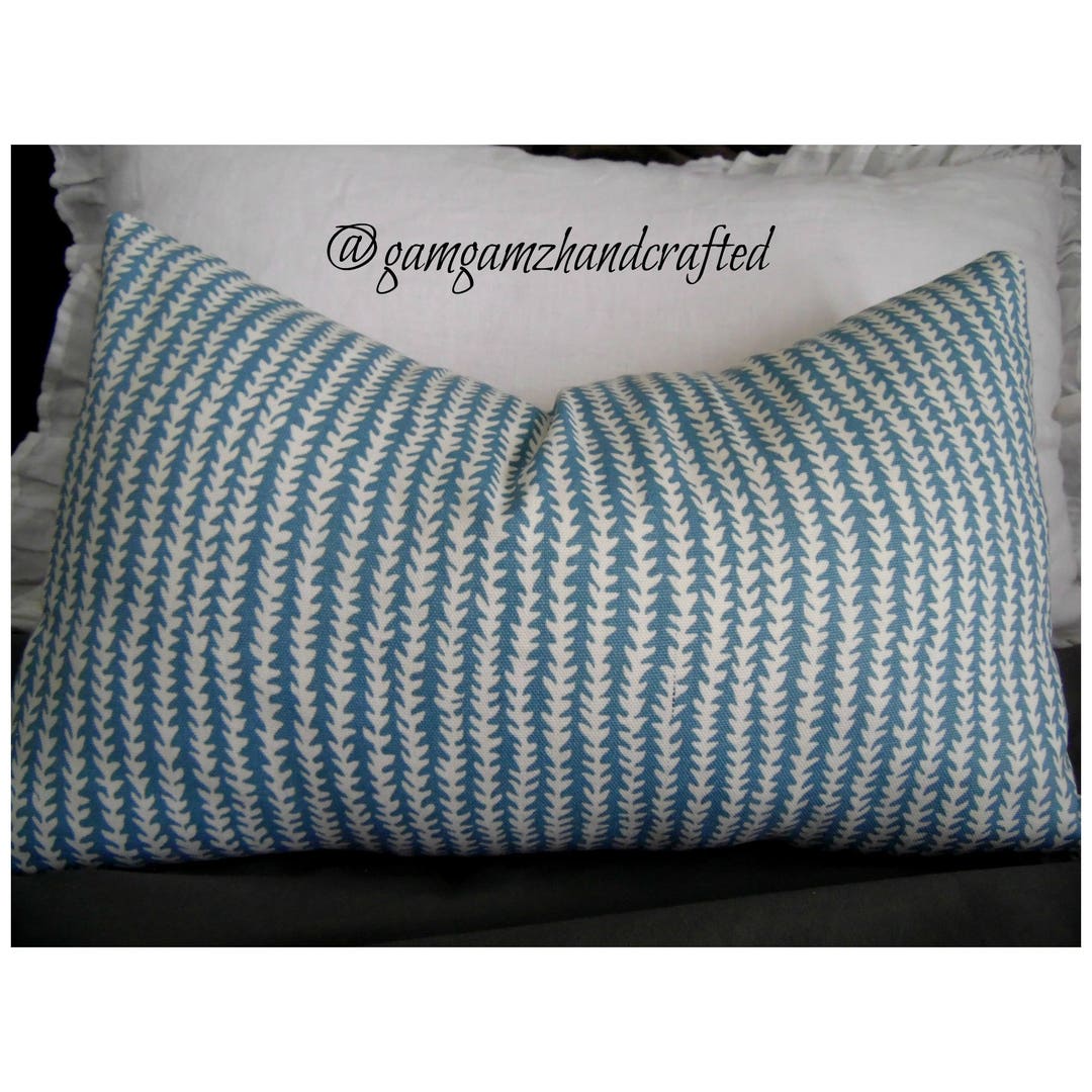 2 Color Choices.periwinkle Blue. Natural. Pillow Covers.slipcovers.toss ...