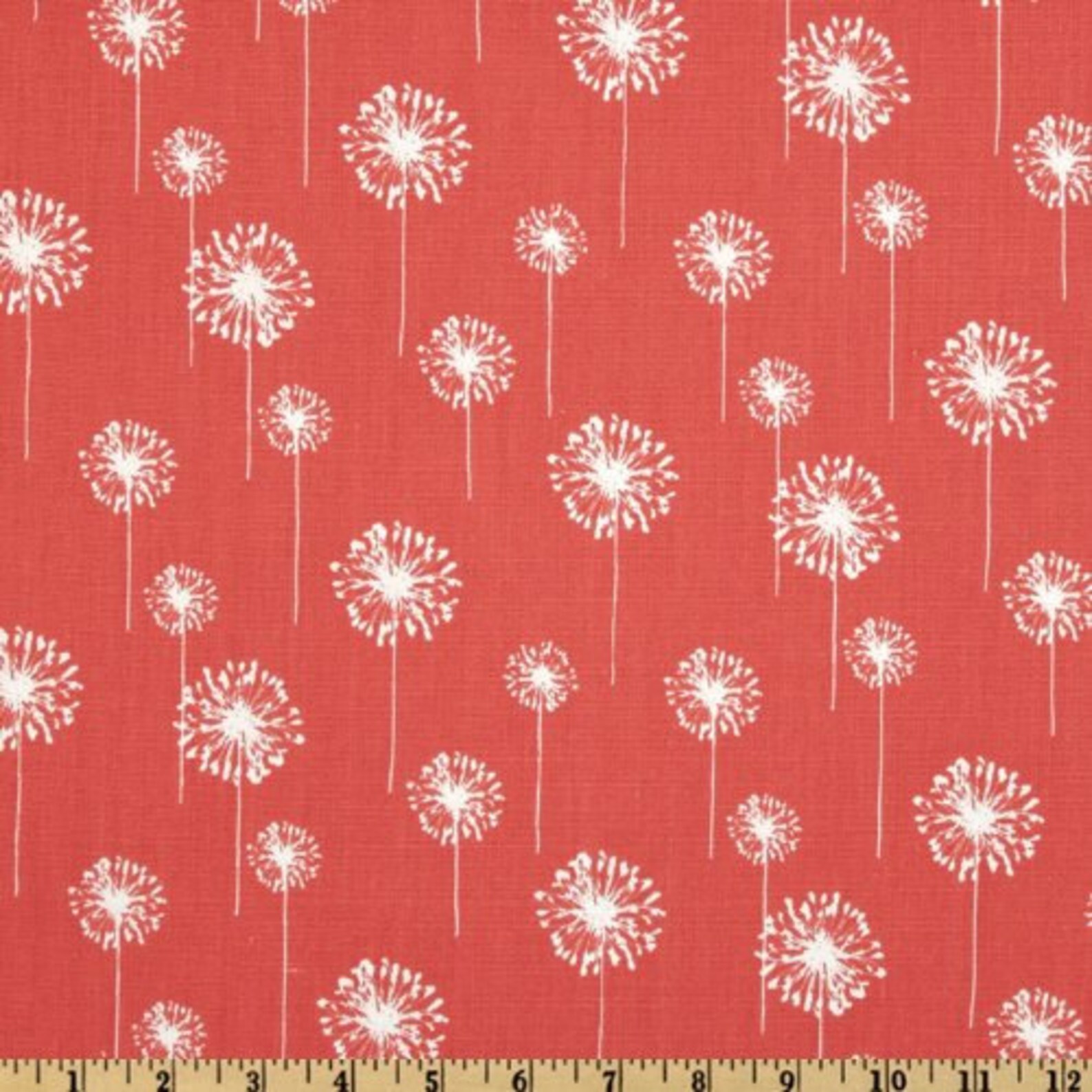 5 Patterns:dandelions.large Print. Black.white.ivory. Small Print. Grey ...