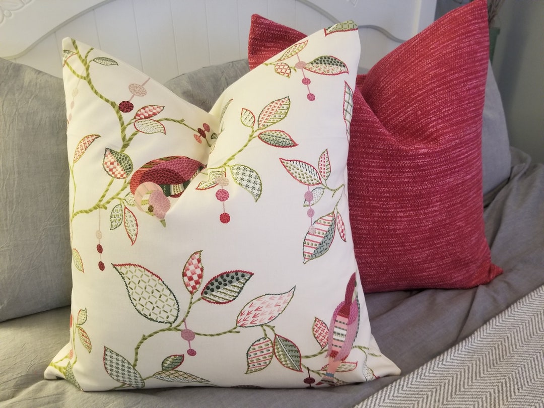Berry Tweet Tweet. Kaufmann. Pillowcovers .slipcovers.toss Pillows ...