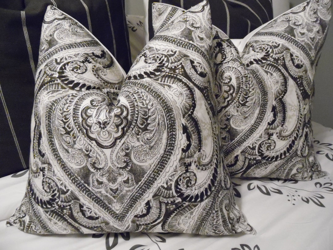 Kelly Ripa.large Medallion Toss Pillows.throw Pillows.slipcovers.home ...