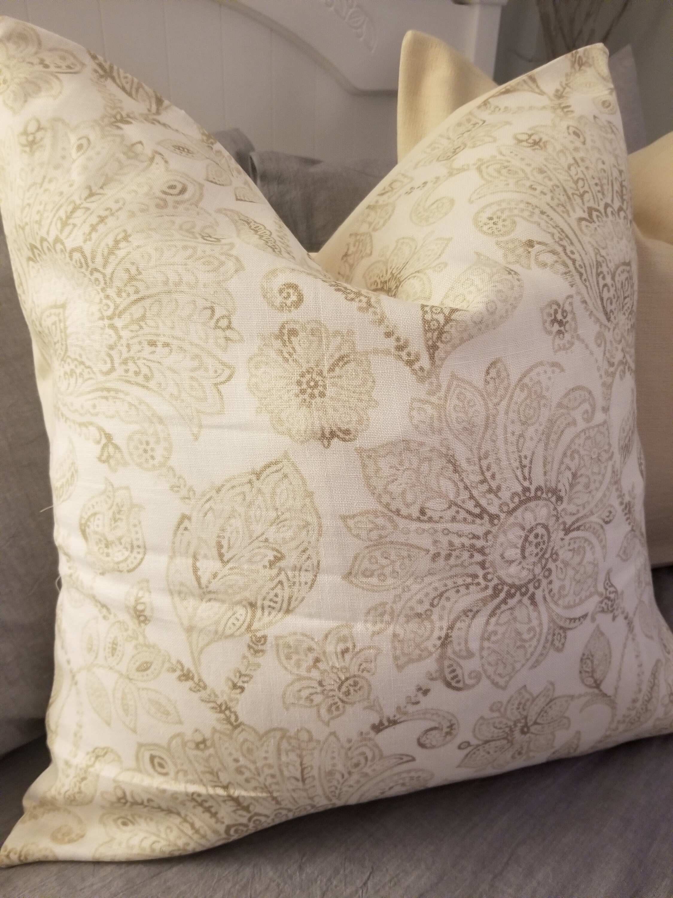 Covington Linen .spring Decor.summer Decor.accent - Etsy