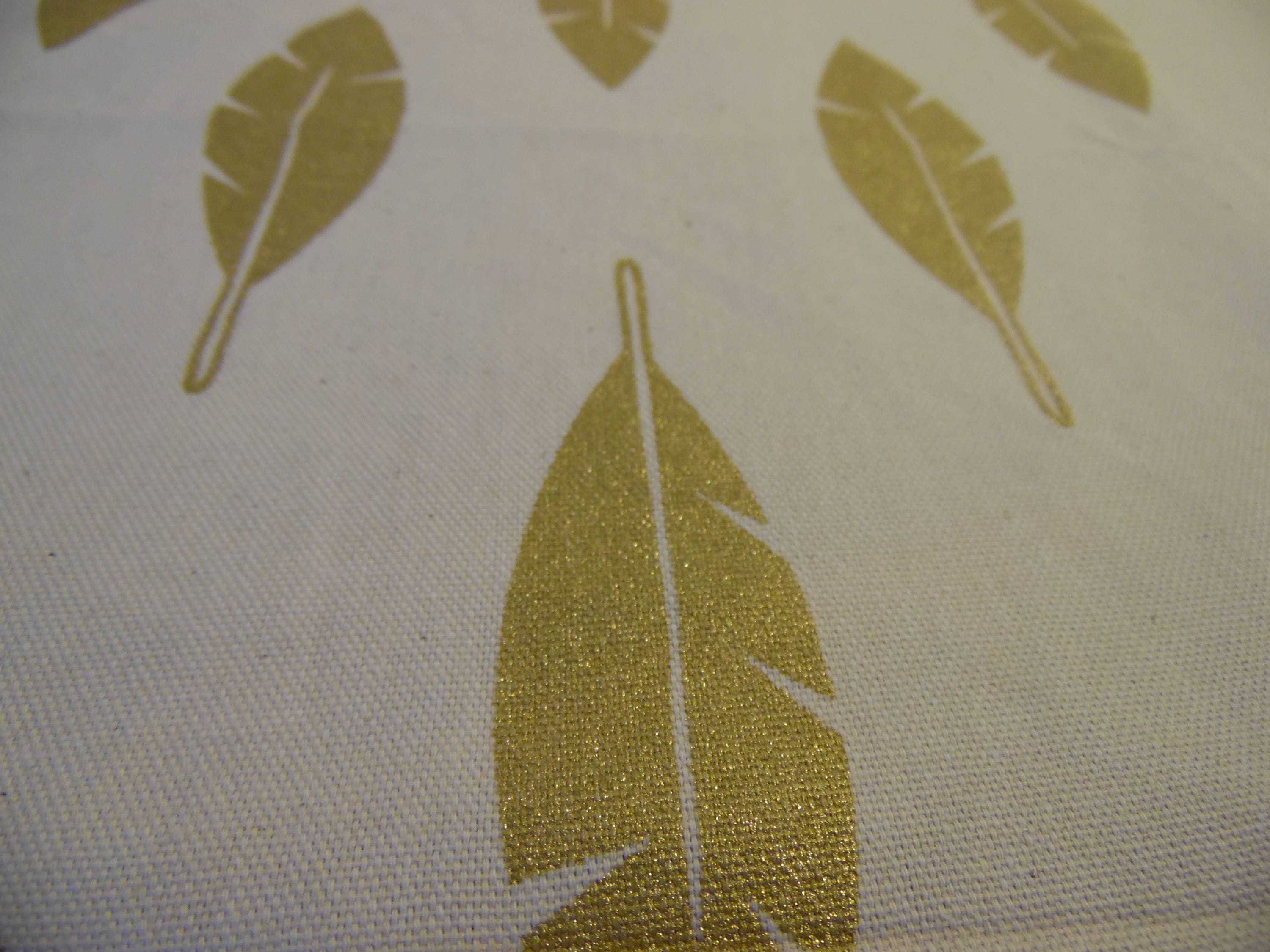 Metallic Gold Feather.natural.tribal.fall Decor.autumn - Etsy