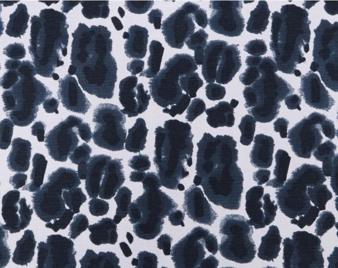Cadet Blue Leopard Pillow Covers. Pillowcase. Slipcovers. Animal Print ...