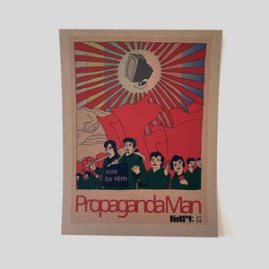 Propaganda Man 3, Signed Pop Art Print on Chipboard Original ...