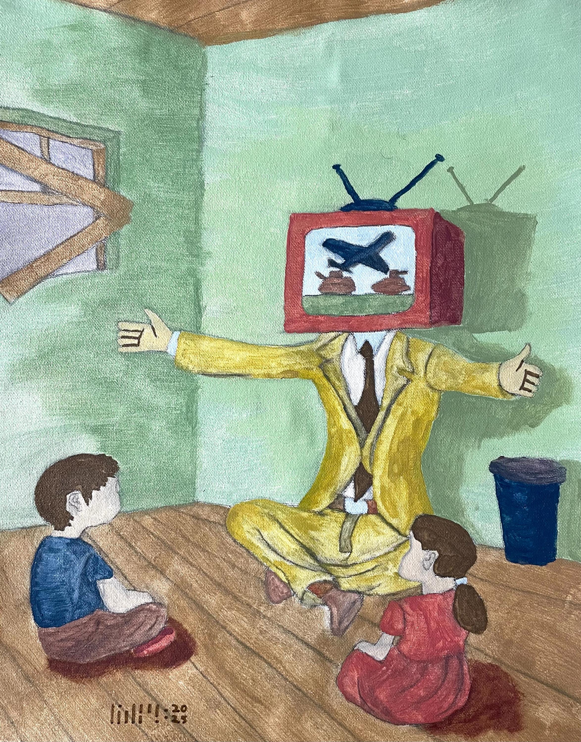 Propaganda Man as Jester Original Art Eber Soto Artist - Etsy