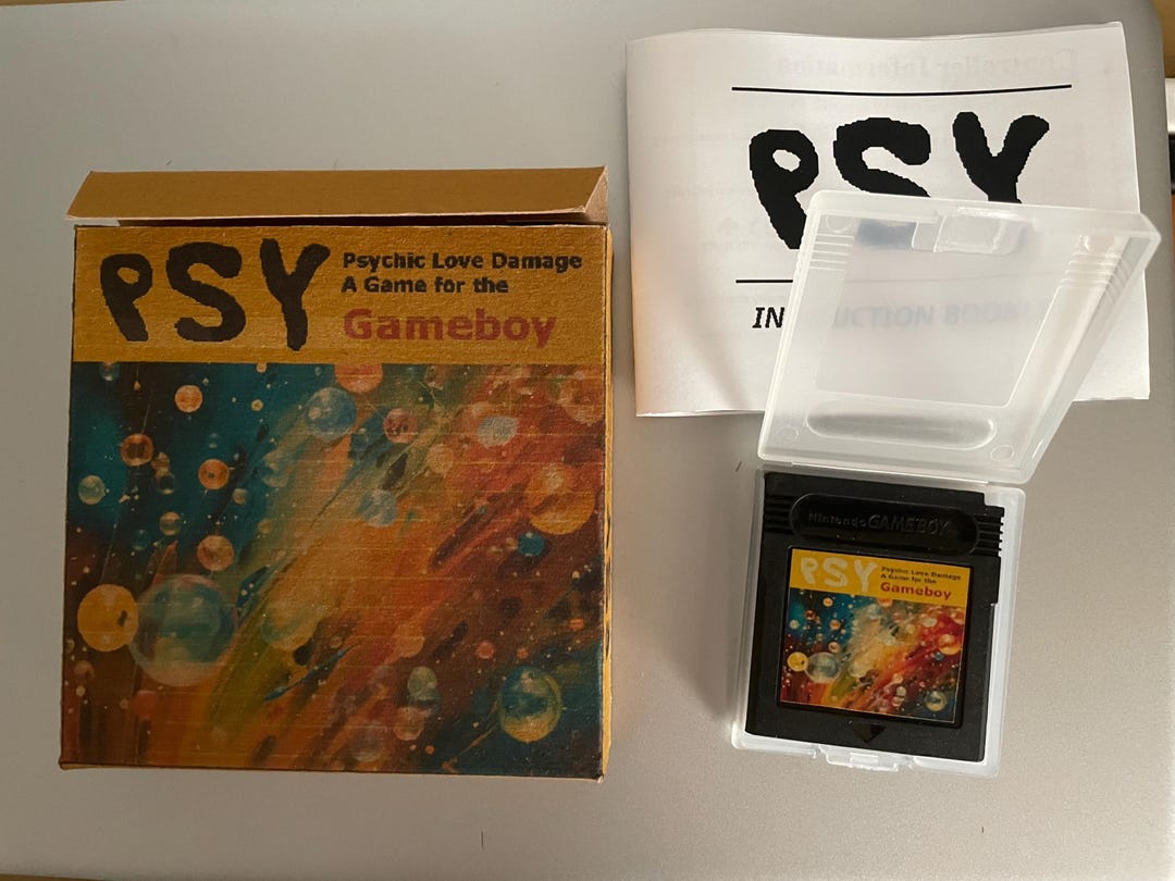 Prototype PSY: Psychic Love Damage - Homebrew Game for Game Boy & Color ...