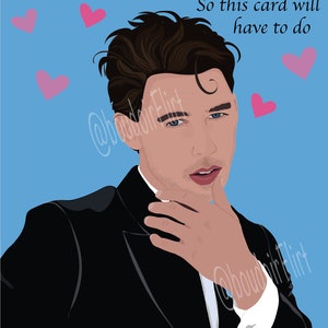 Austin Butler Birthday Card Elvis Personalised Happy Greeting Card Gift ...