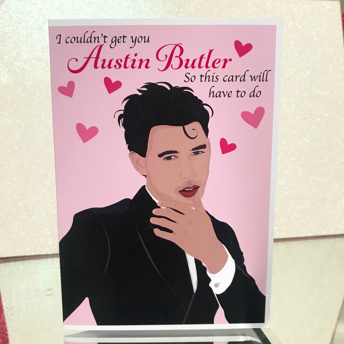 Austin Butler Birthday Card Elvis Personalised Happy - Etsy