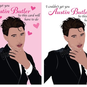 Austin Butler Birthday Card Elvis Personalised Happy Greeting Card Gift ...