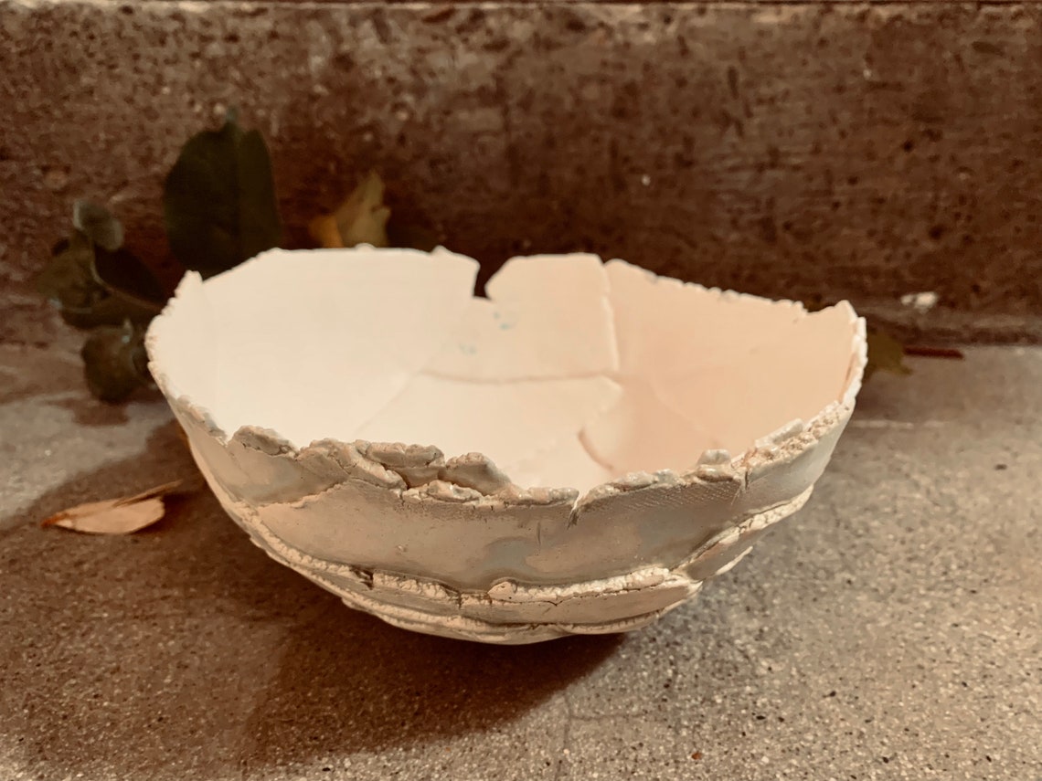 Handbuilt Slab Ceramic Bowl - Etsy